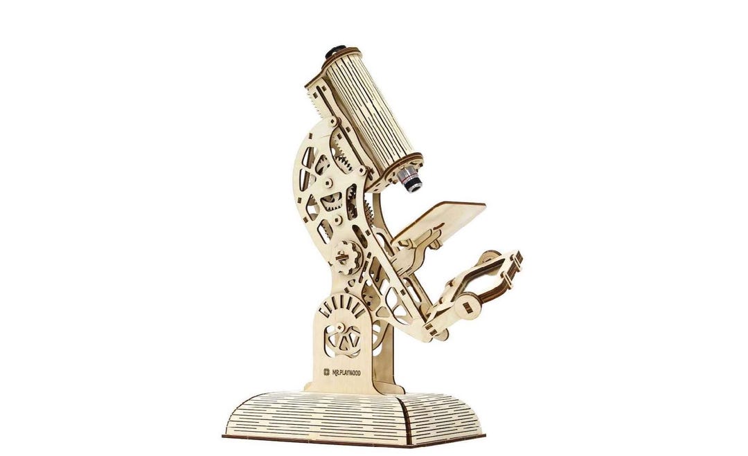 Microscope Wood Laser Cut Model, Cdr, Dwg for Cnc Laser Cut Pdf ...