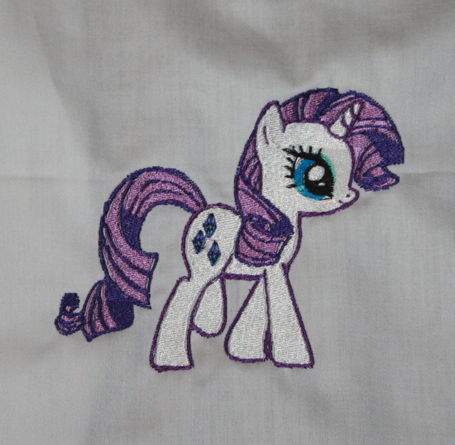 Ponys Machine Embroidered Quilt Blocks Set A | Etsy