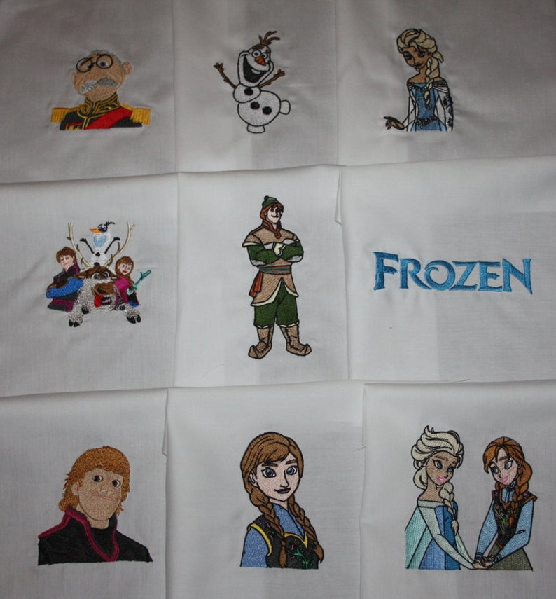 Winter Machine Embroidery Quilt Blocks Set B - Etsy