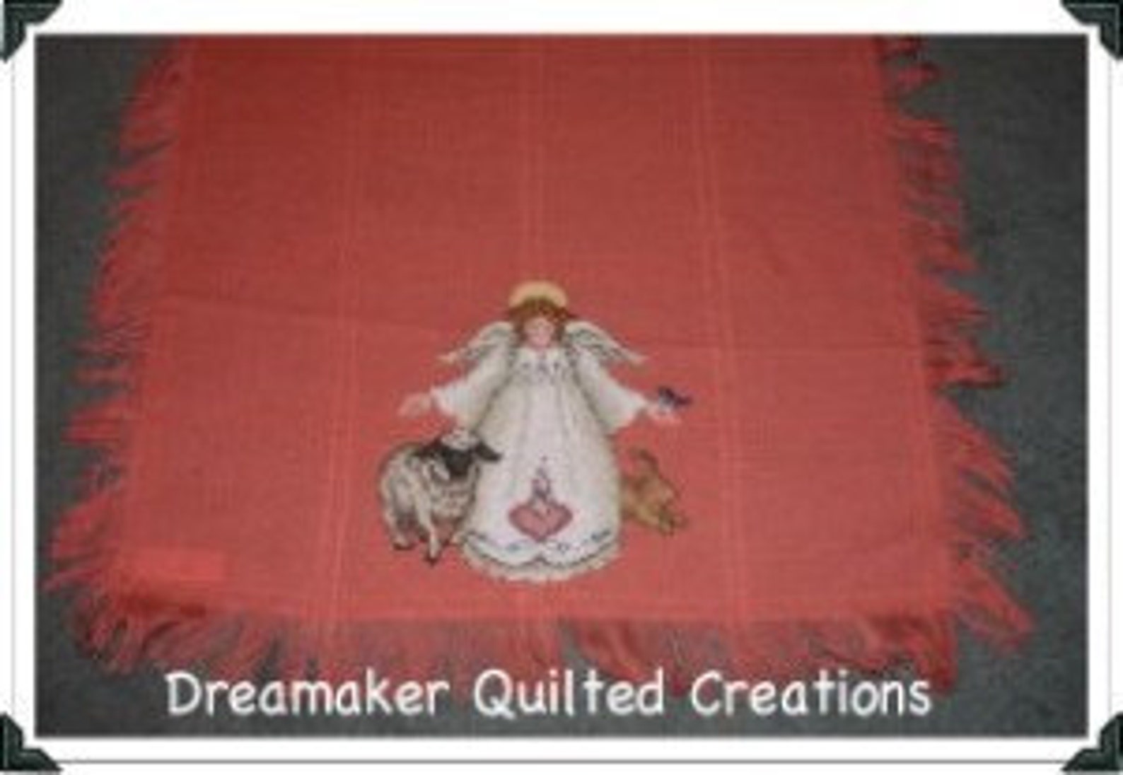 Guardian Angel Counted Cross-stitch Baby Blanket - Etsy