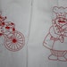 Redwork Chefs Machine Embroidered Qult Blocks Set A - Etsy