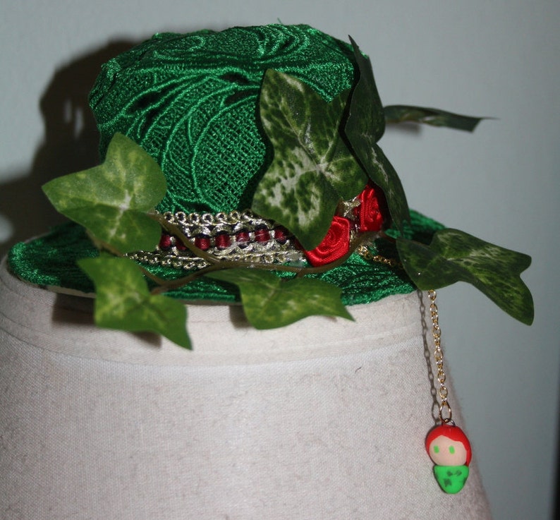 Poison Ivy Lace Mini Womens Top Hat - Etsy