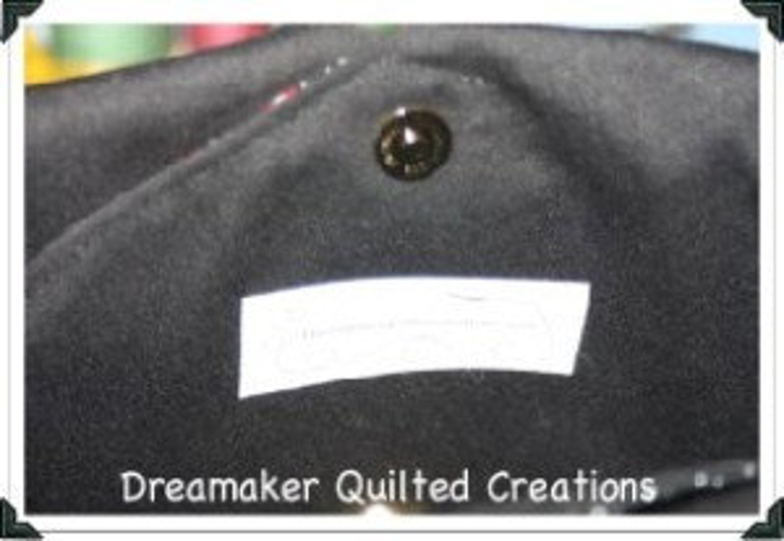 Yin-yang Scrap-bag in Black Red and White | Etsy