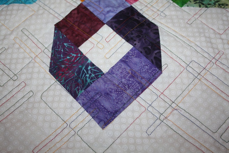 Batik English Knot Quilt - Etsy