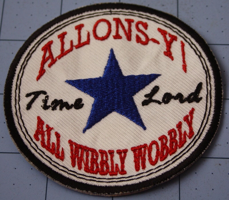 Allons-y Iron on Patch | Etsy