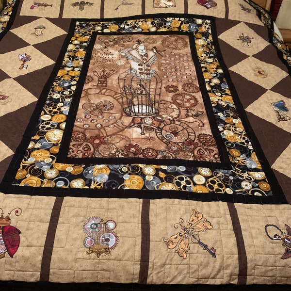 Steampunk Quilt Kit - Etsy