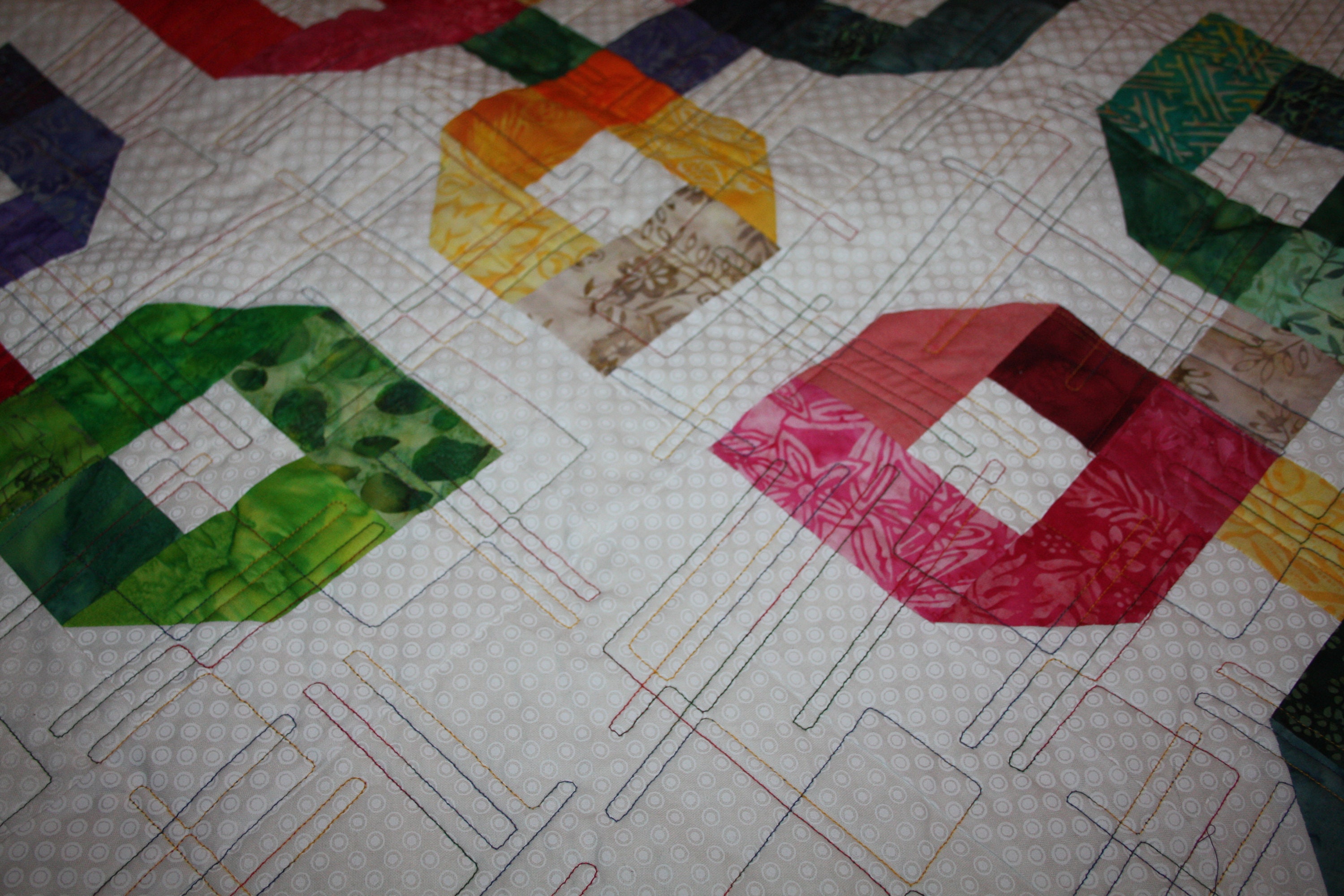 Batik English Knot Quilt - Etsy