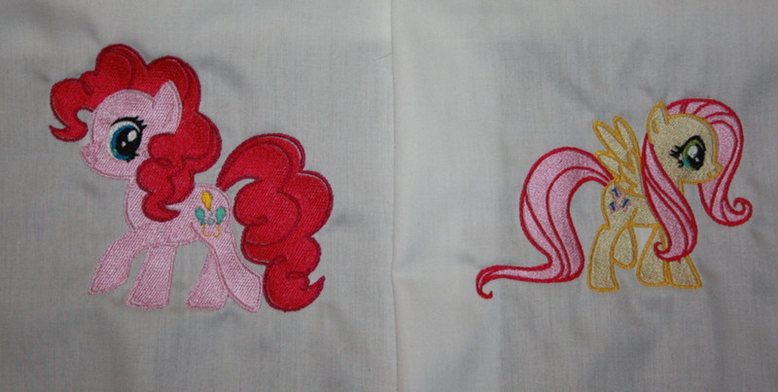 Ponys Machine Embroidered Quilt Blocks Set A | Etsy