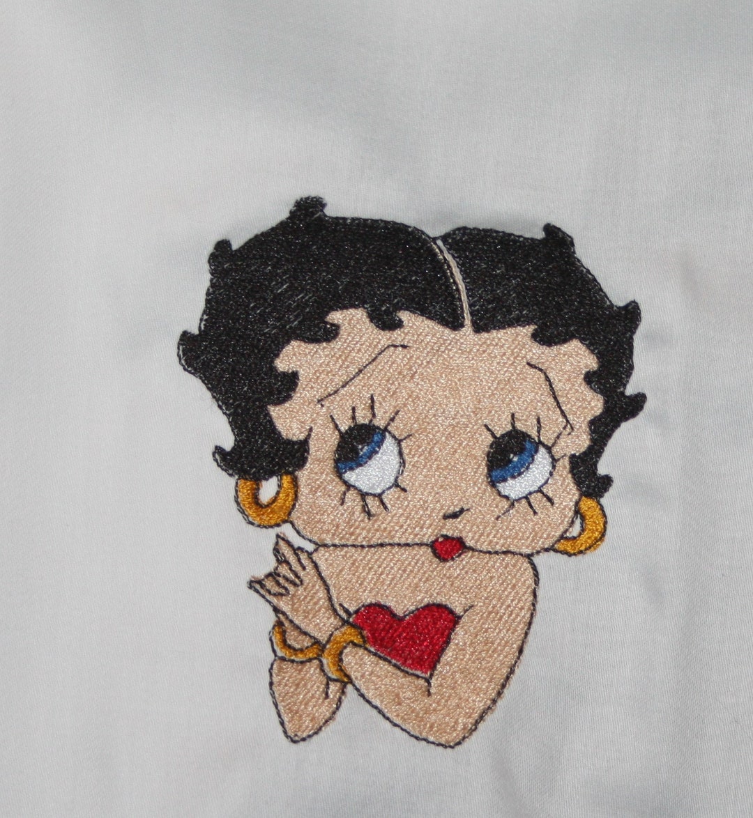 Betty Boop Machine Embroidered Quilt Blocks Set B - Etsy