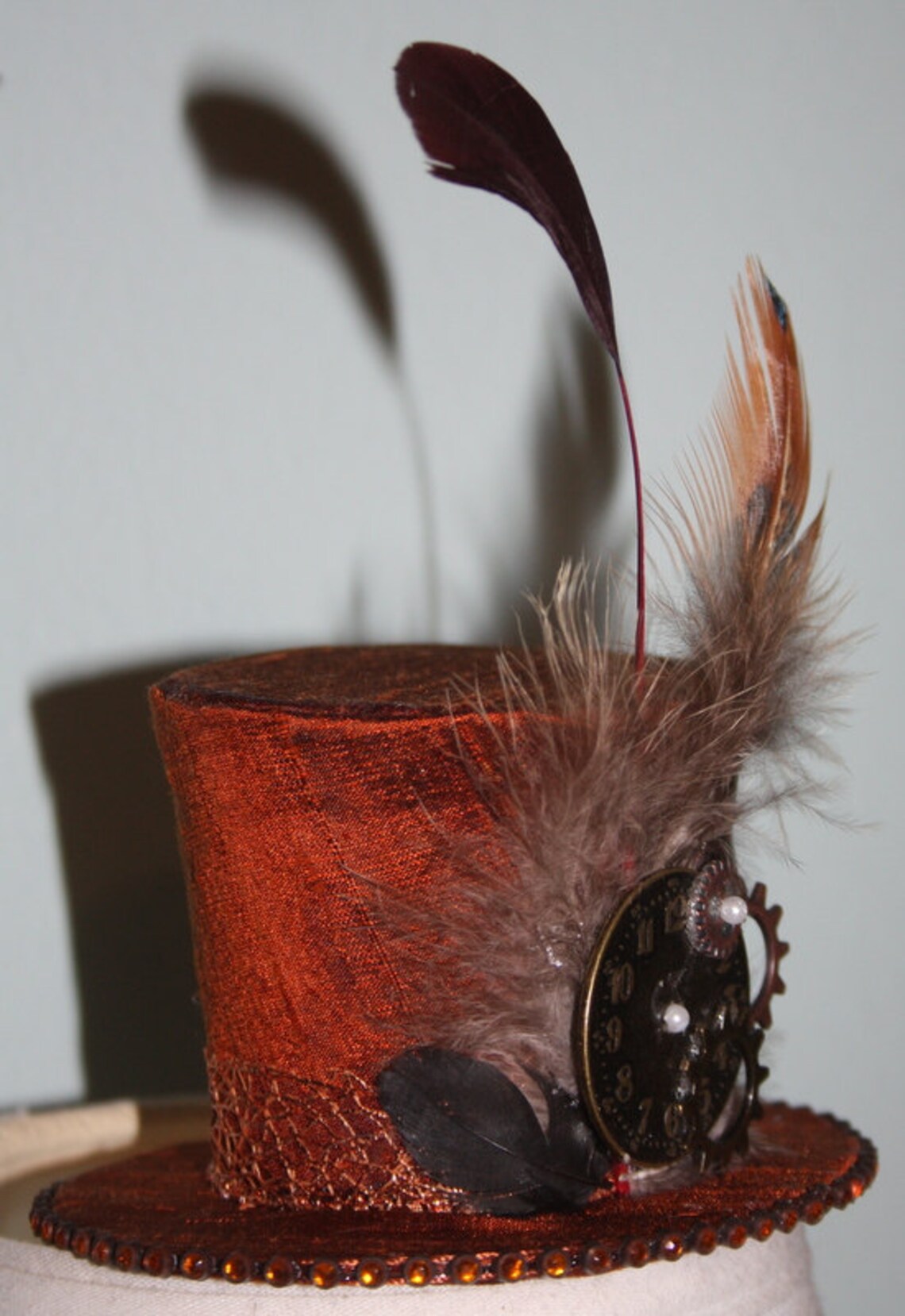 Womens Top Hat Steampunk Mini Hat - Etsy