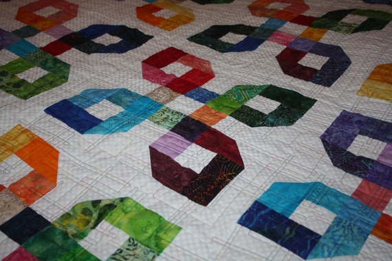 Batik English Knot Quilt - Etsy