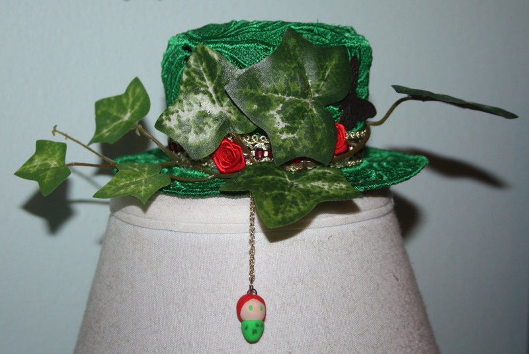 Poison Ivy Lace Mini Womens Top Hat - Etsy