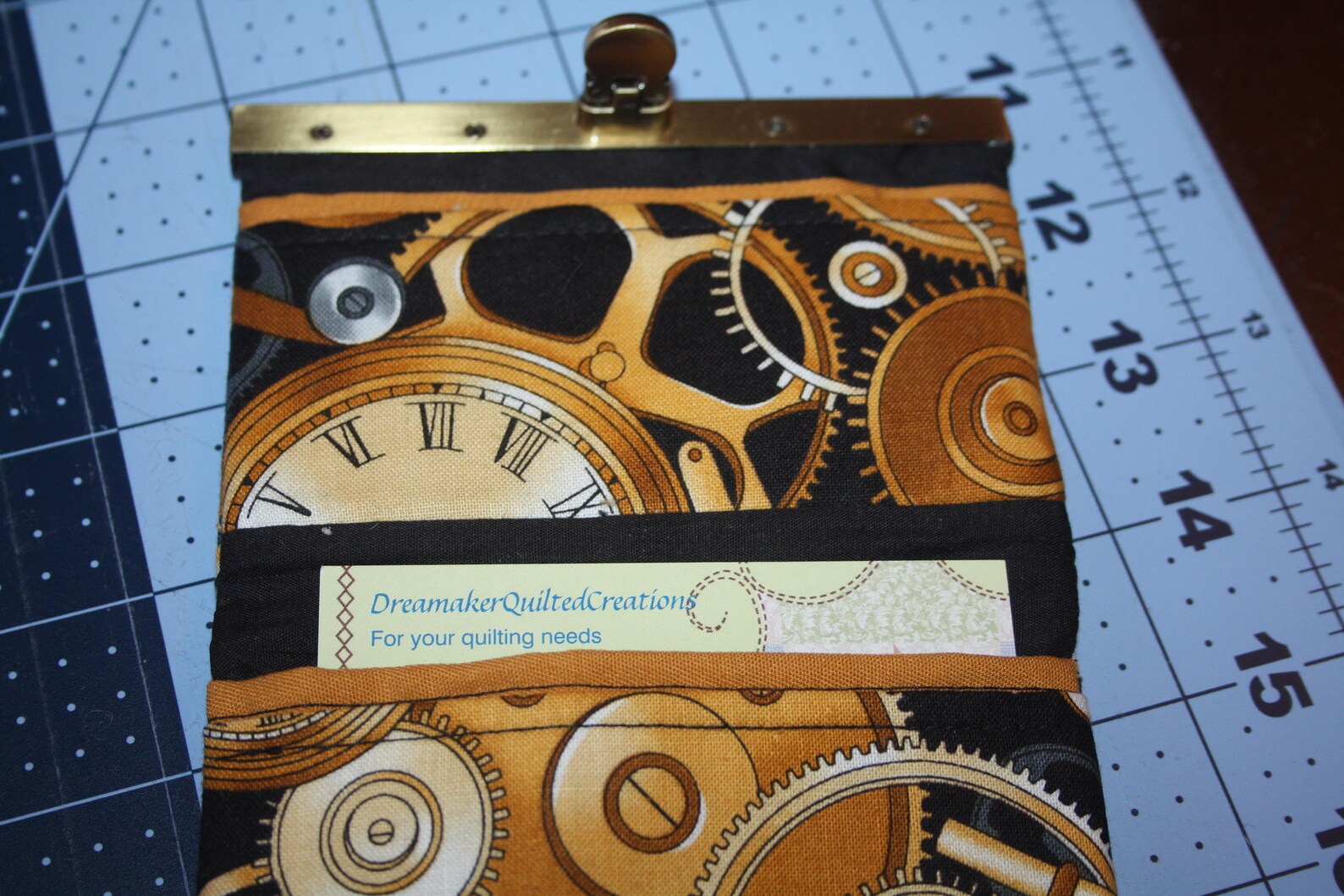 Steampunk Gears Card Holder - Etsy