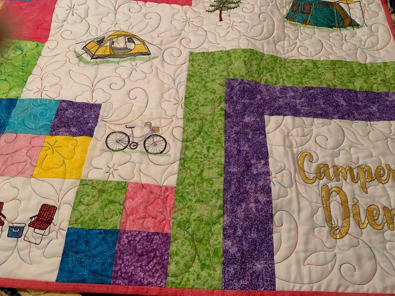 Happy Camper Quilt - Etsy