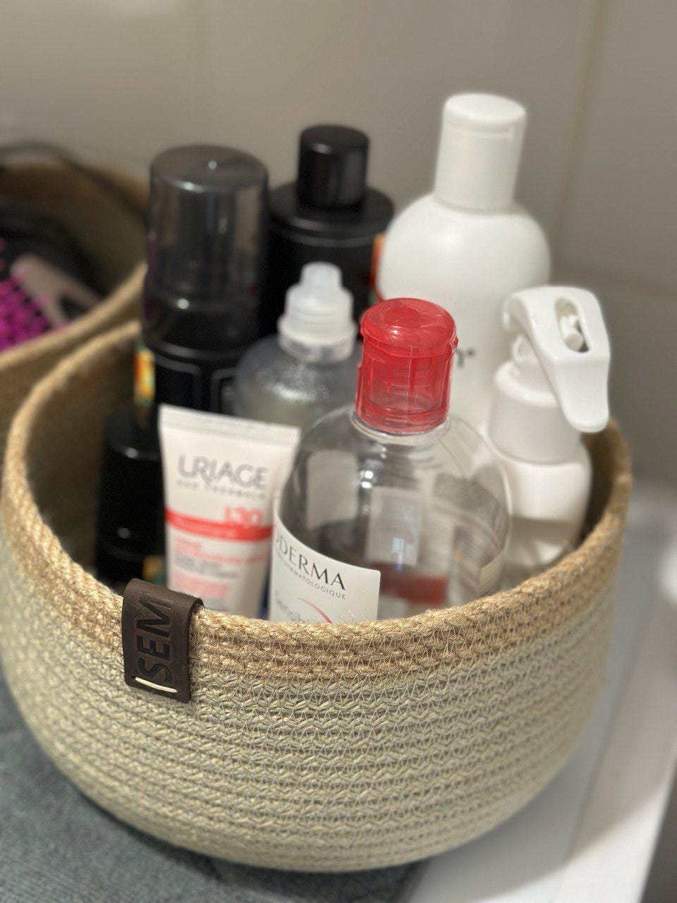 Handmade Bathroom Storage Baskets Set for Stylish Organization - Etsy