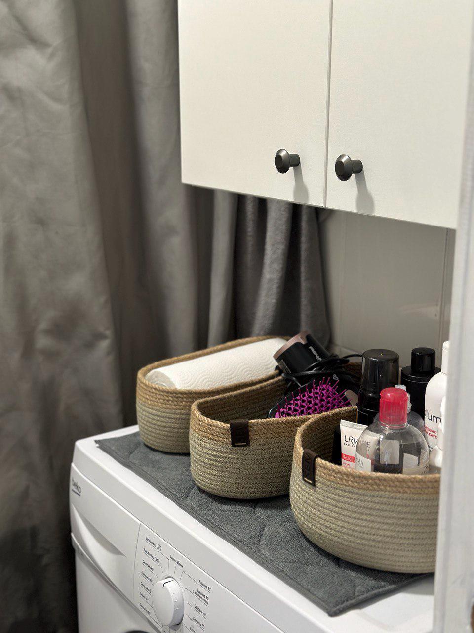 Handmade Bathroom Storage Baskets Set for Stylish Organization - Etsy