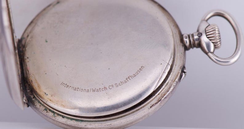 Antique Pocket Watch international Watch Co Schaffhausen-emperor Puyi ...