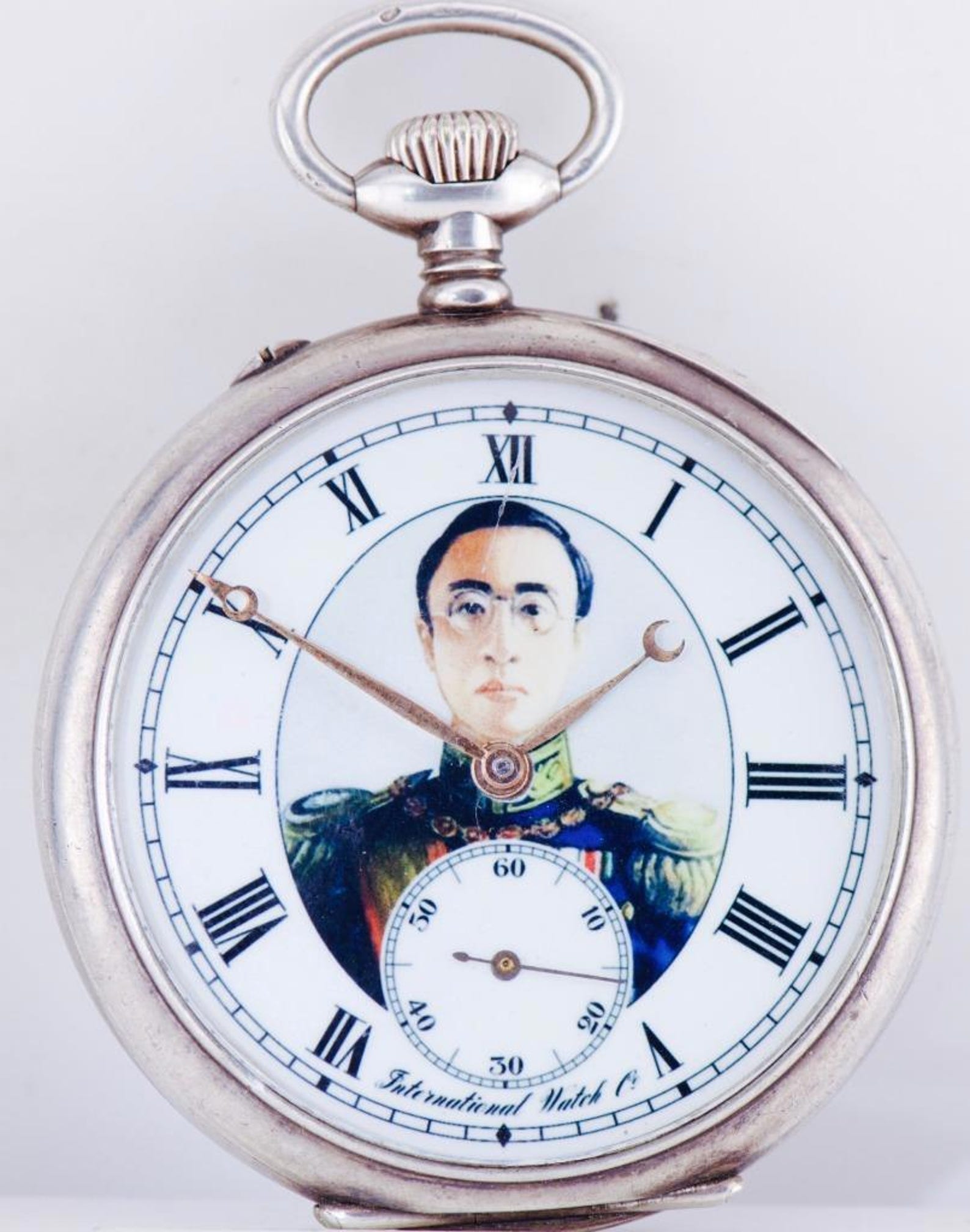 Antique Pocket Watch international Watch Co Schaffhausen-emperor Puyi ...