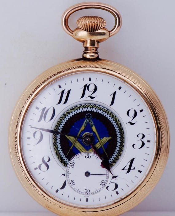 Antique Pocket Watch Longines Express Leader Railroad… - Gem