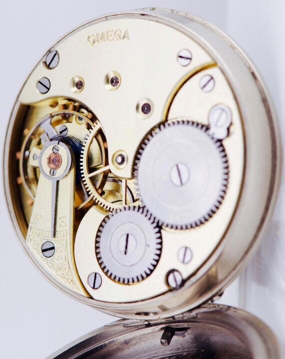 Antique Omega Masonic Pocket Watch-American President… - Gem