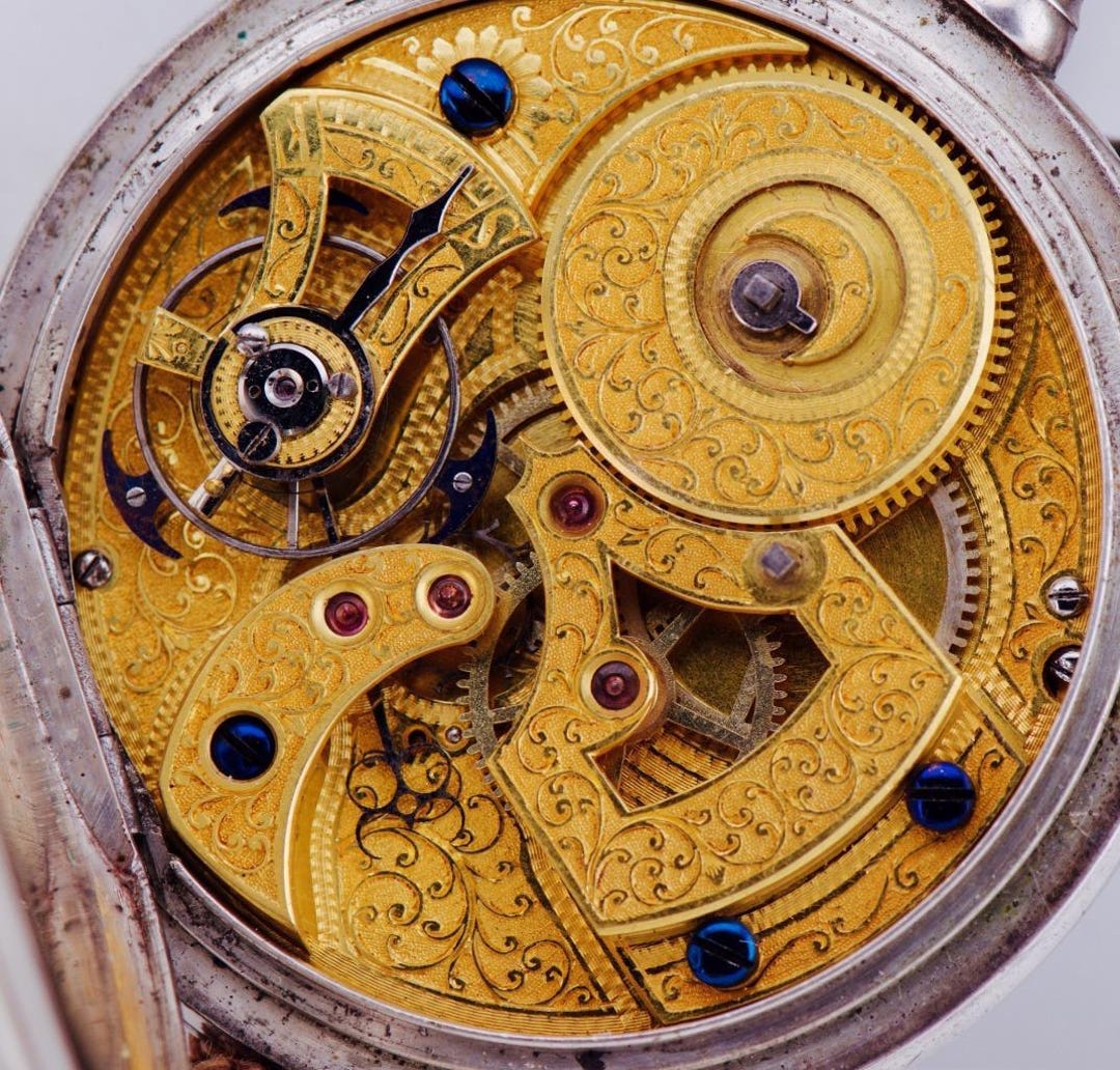 Antique Chinese Duplex Pocket Watch Qing Dynasty Emperor Daoguang ...