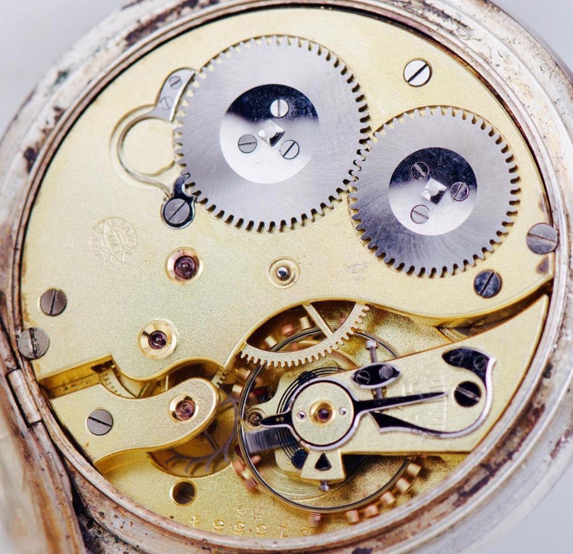 Antique Pocket Watch international Watch Co Schaffhausen-emperor Puyi ...