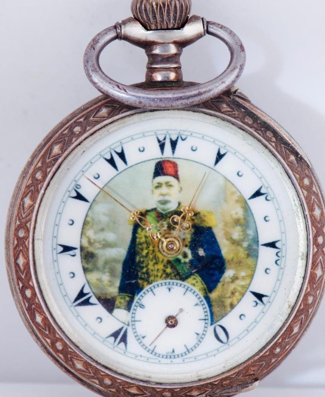 Antique Ottoman Market Pocket Watch – Sultan Portrait Dial | WWI Era ...