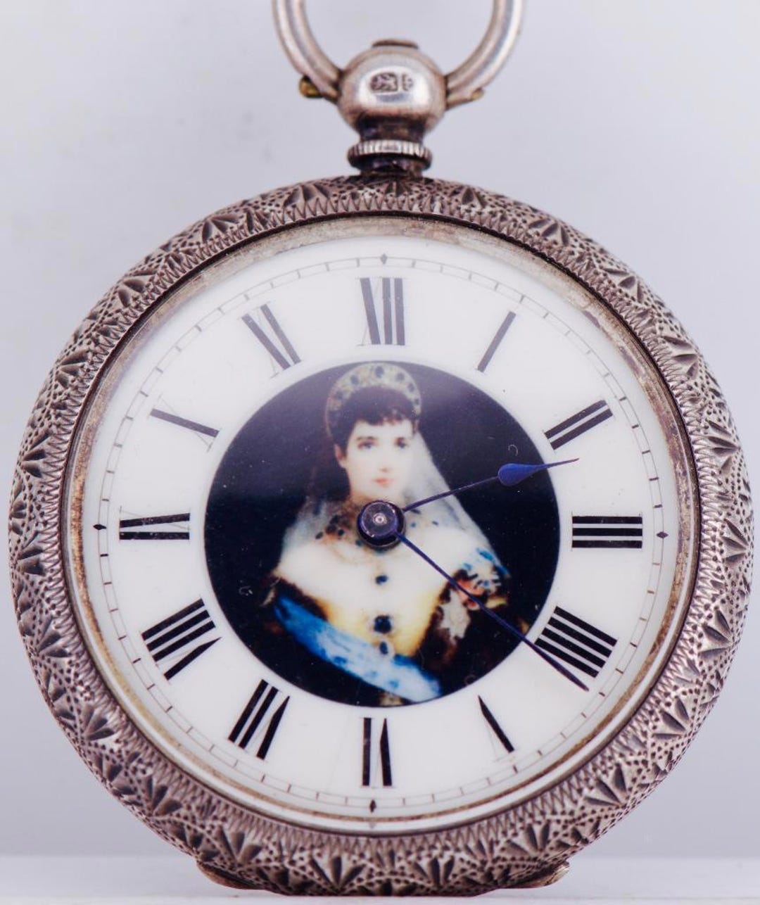 Antique Ladies Silver Pocket Watch awarded by Empress Maria Feodorovna ...