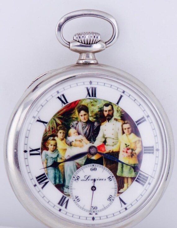 Antique Longines Pocket Watch Imperial Russ Grand Pri… - Gem