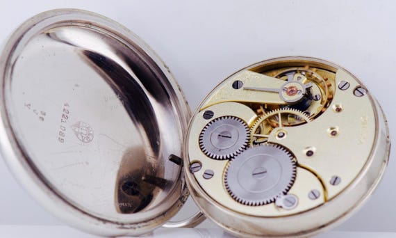 Antique Omega Masonic Pocket Watch-American President… - Gem