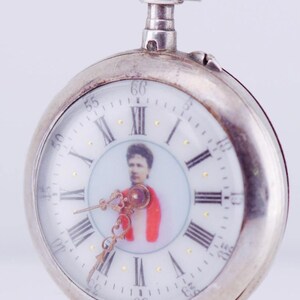 Antique Royal Empire Silver Enamel Brooch Watch for Grand Duchess ...