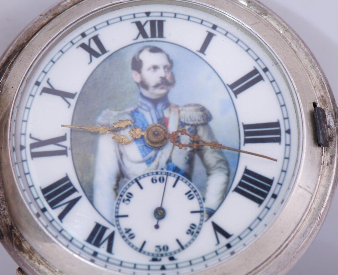 Antique Imperial Tsar's Era Silver JGW Pocket Watch C1880's-tsar ...