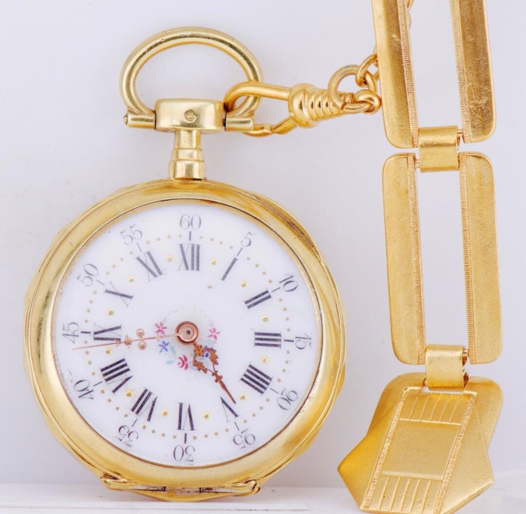 Imperial Tsar's Era Award Gilt Silver Pocket Fob Watch C Russo-turkish ...