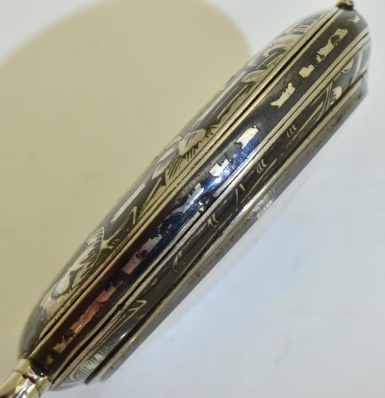 Antique Imperial Russ Tsar Era Pocket Watch Art-nouveau Silver Gold ...
