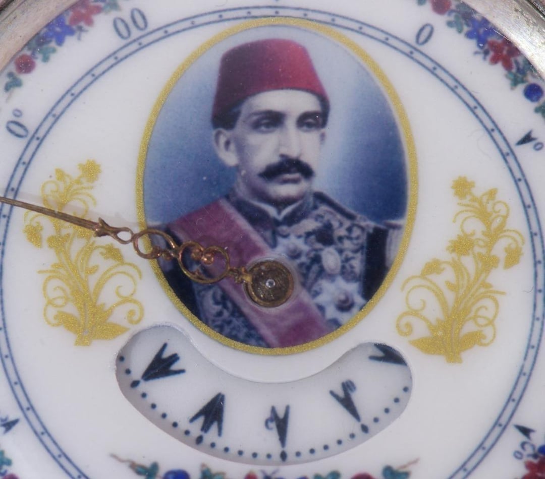 Antique Ottoman Empire Digital Silver Pocket Watch C1890's Sultan Abdul ...
