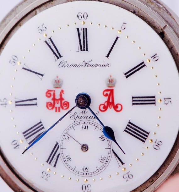 Imperial Russ Chrono-Feuvrier Pocket Watch Coronation… - Gem