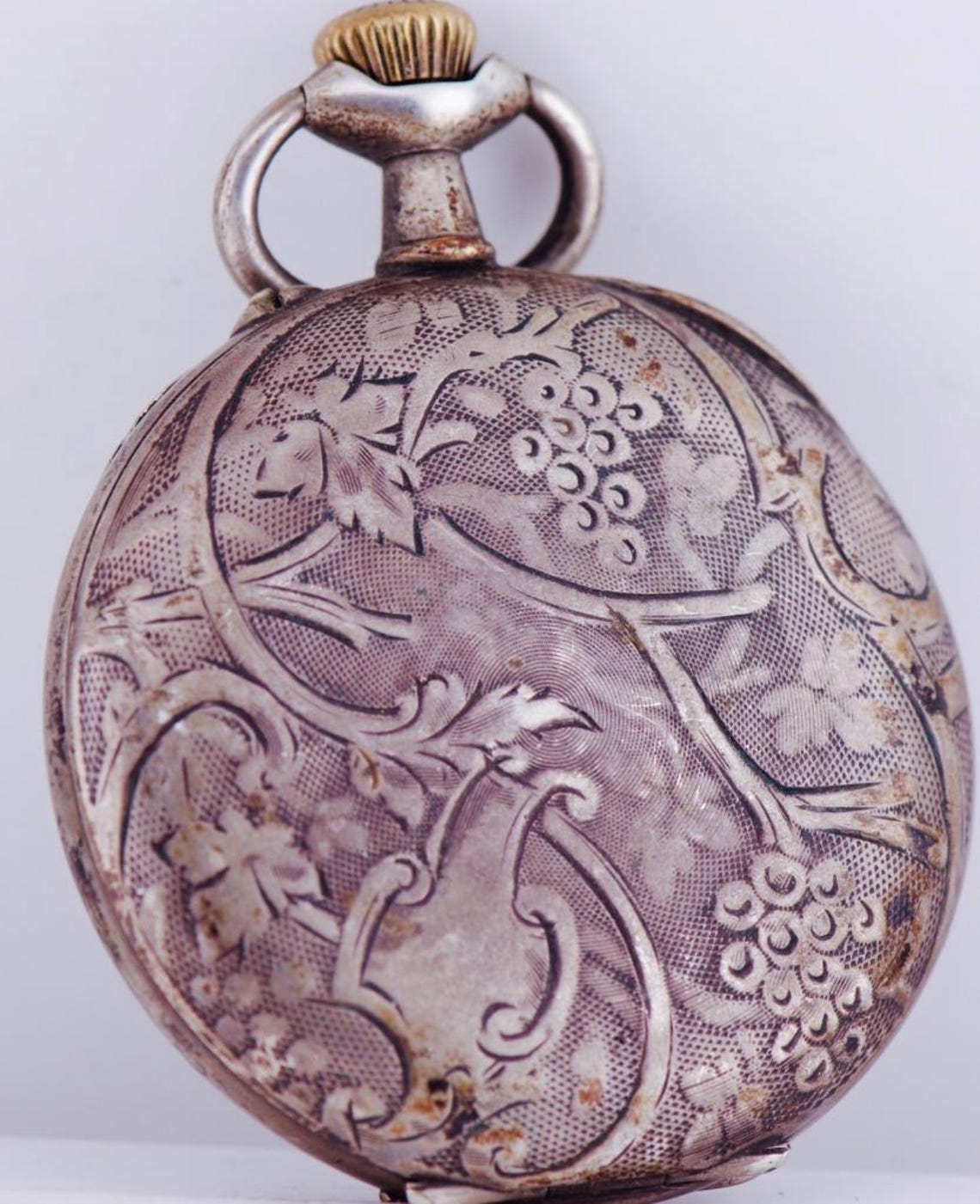 Antique WWI Era Imperial Silver Pocket Watch-romanov Tsar's Family ...