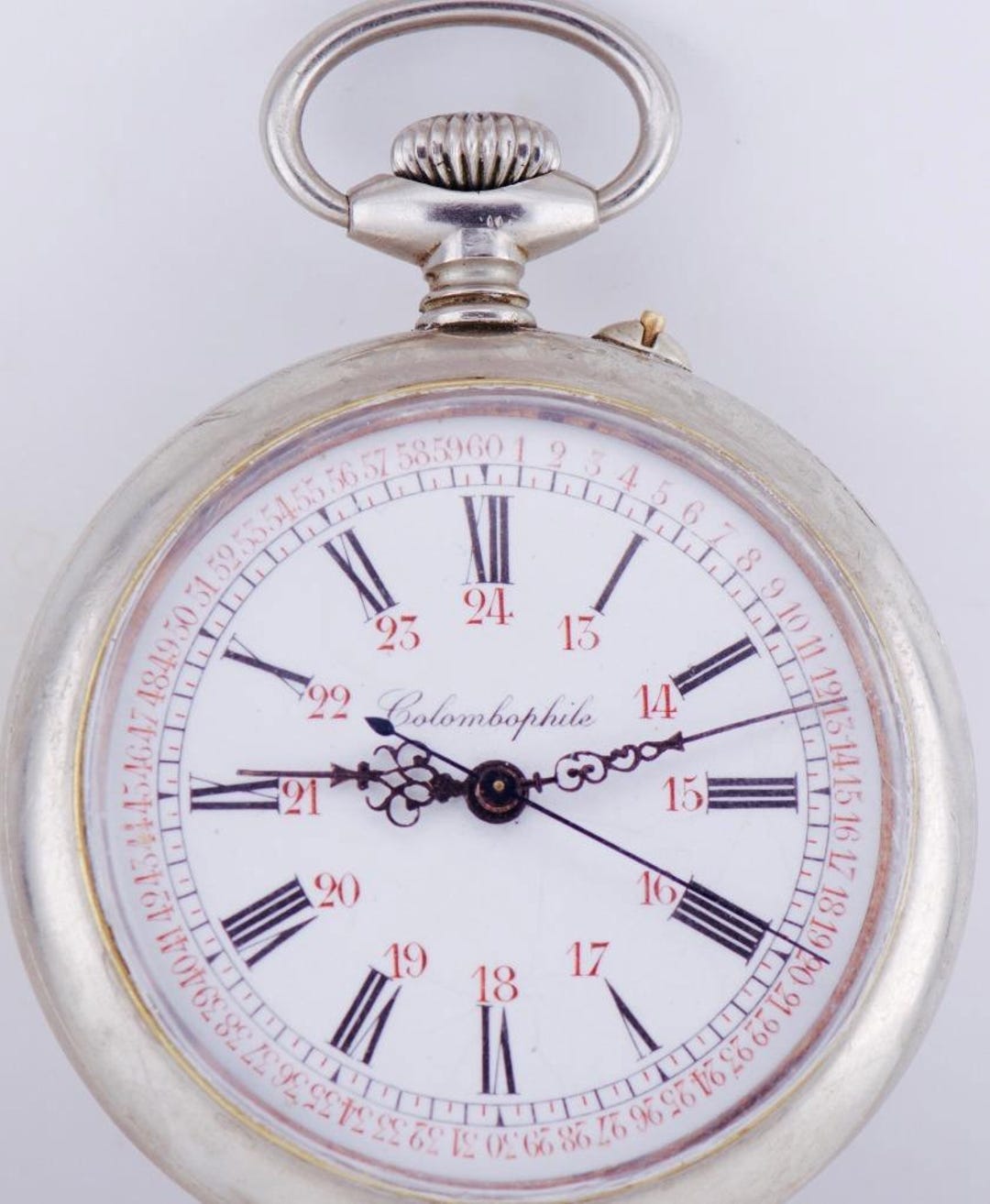 Antique WWII Era Military Japy Freres Paratrooper's Award Pocket Watch ...