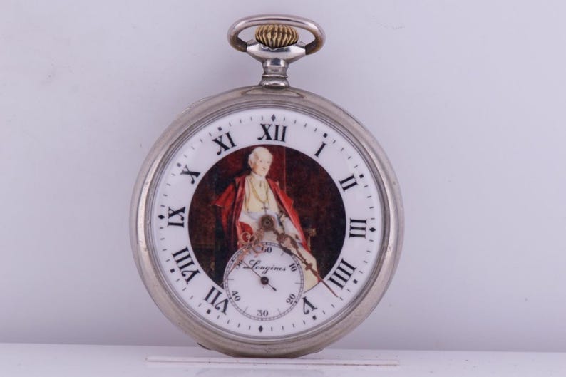 Antique Longines Award Pocket Watch for Vatican City Pope Leo XIII ...