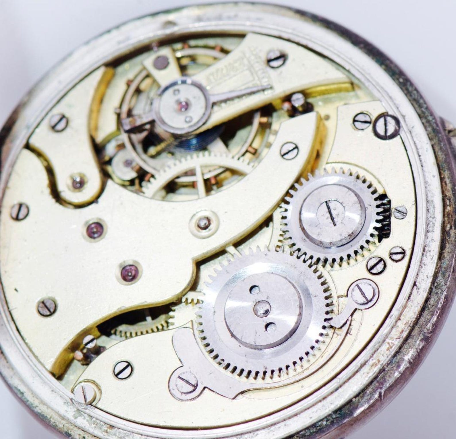 Antique WWI Era Imperial Silver Pocket Watch-romanov Tsar's Family ...