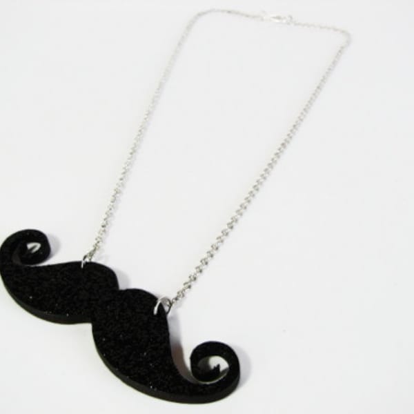 Mustache Necklace - Etsy
