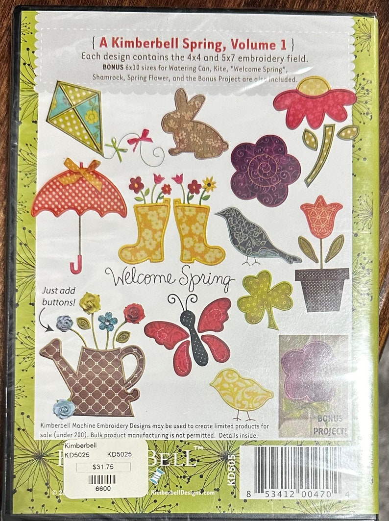 A Kimberbell Spring, Vol. 1 - Etsy