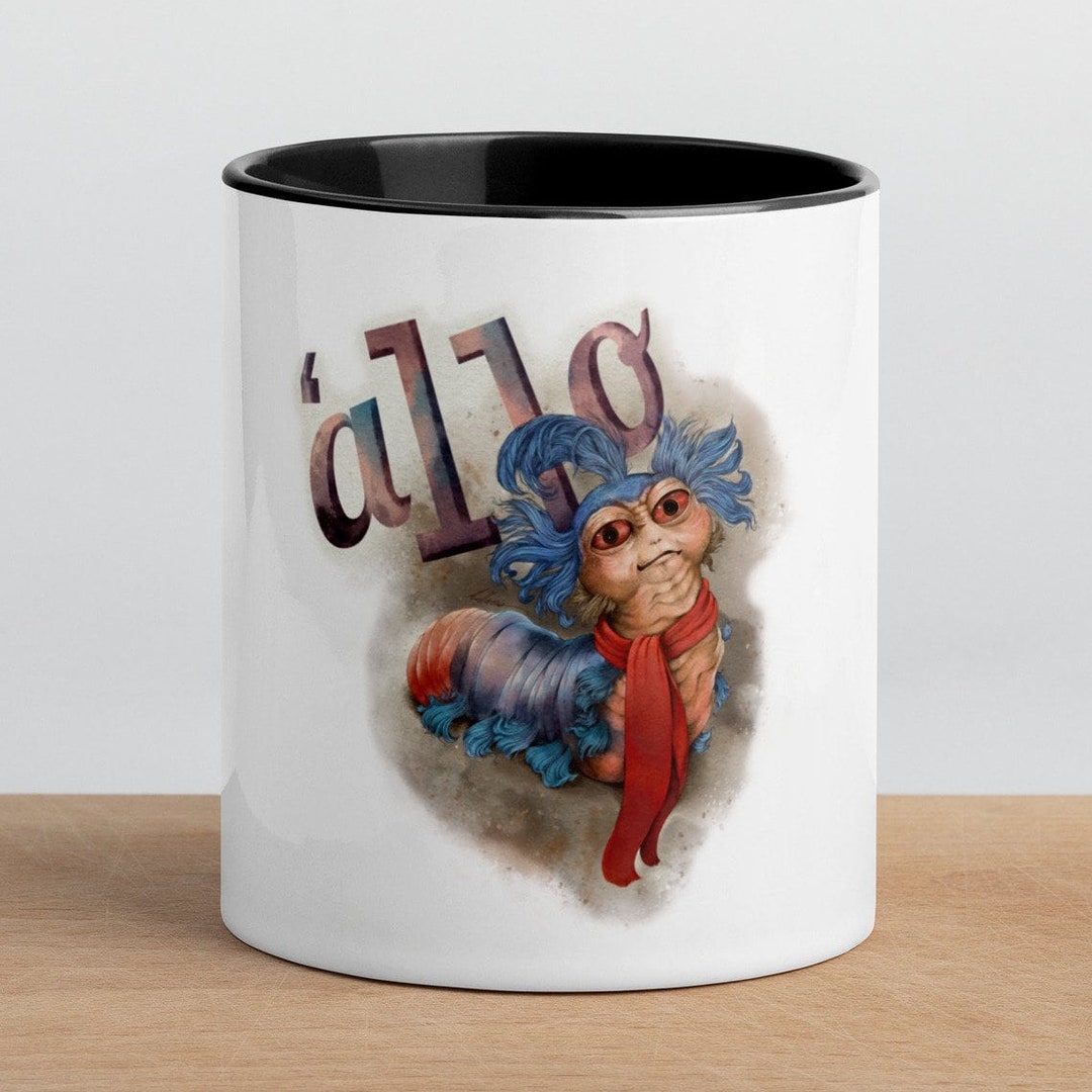 Allo Worm | Labyrinth | Mug With Color Inside - Etsy