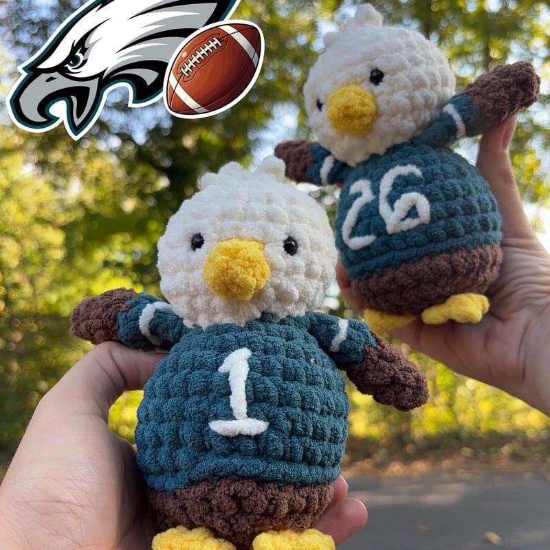 Philadelphia Eagles Crochet Patterns - Etsy