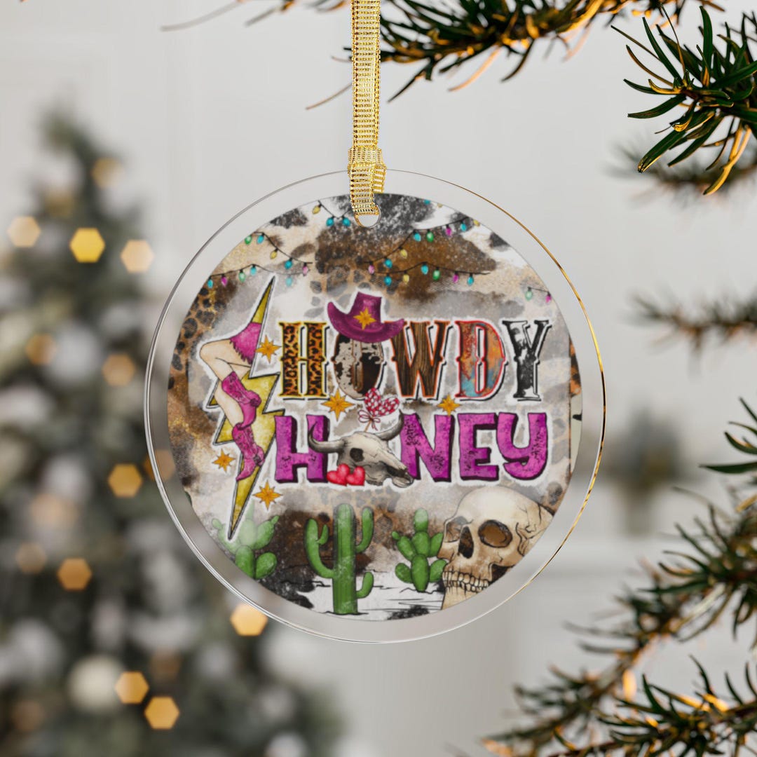 Howdy Honey Valentines Day Acrylic Ornament, Valentines Day Gift ...