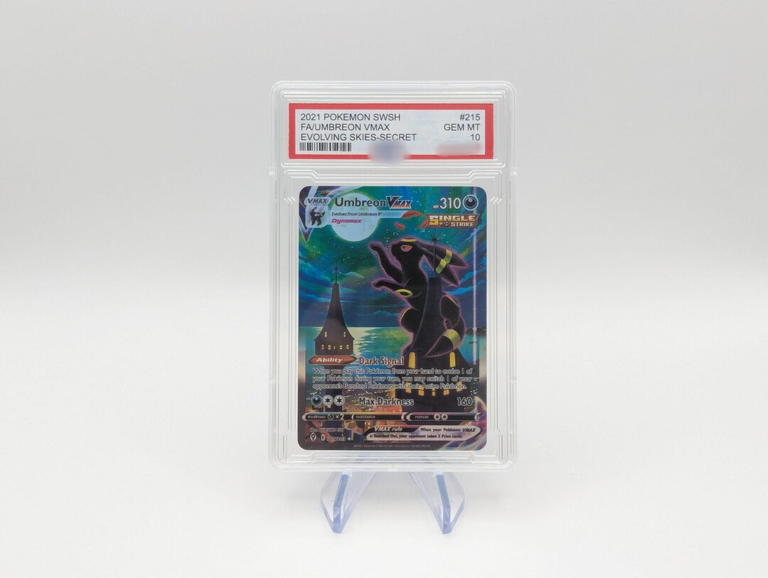 ULTRA SALE Handmade Umbreon Vmax Moonbreon Fan Art Sealed Slab - Etsy