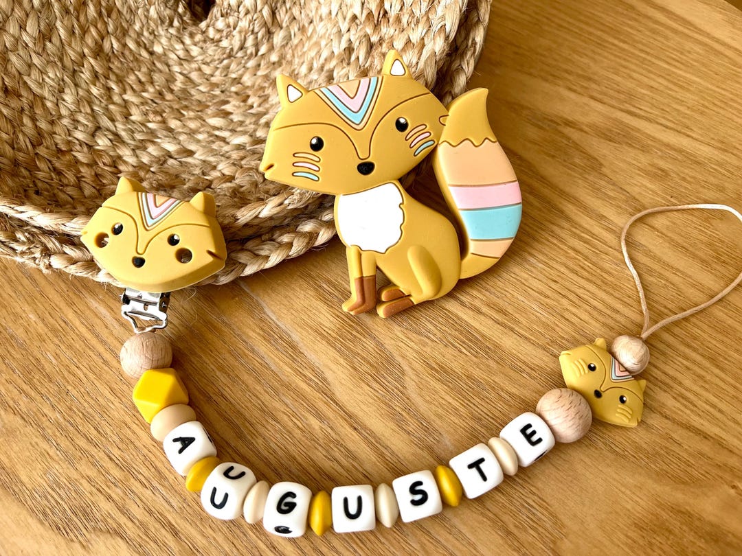 Personalized Pacifier Clip Silicone Pacifier Adapter MAM Rattle Baby ...