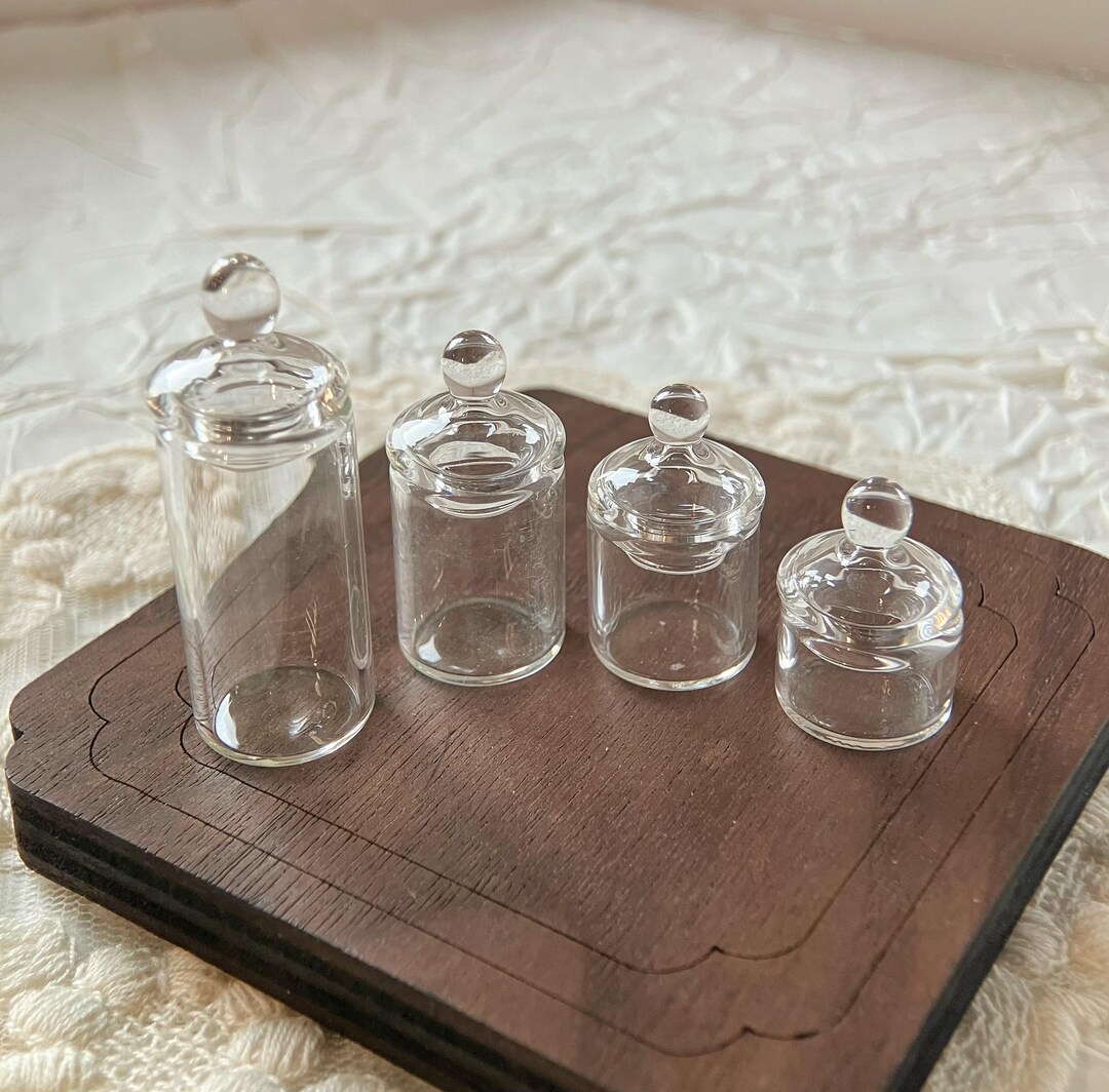 1pcs 10-30mm Small Clear Glass Tube Round Bottle Vial Cork Mini Craft ...