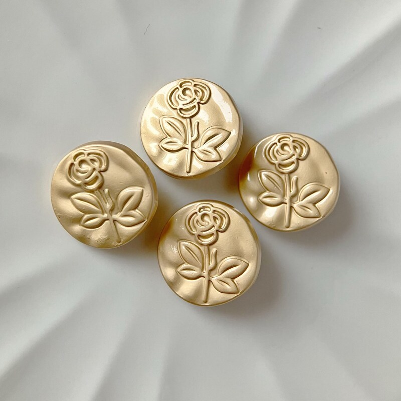 Embossed Buttons - Etsy