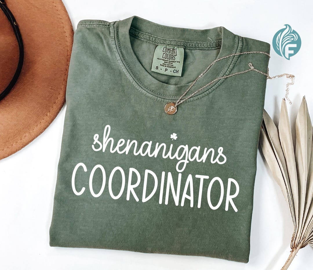 Comfort Colors® Shenanigans Coordinator Shirt, St Patricks Day Shirt ...